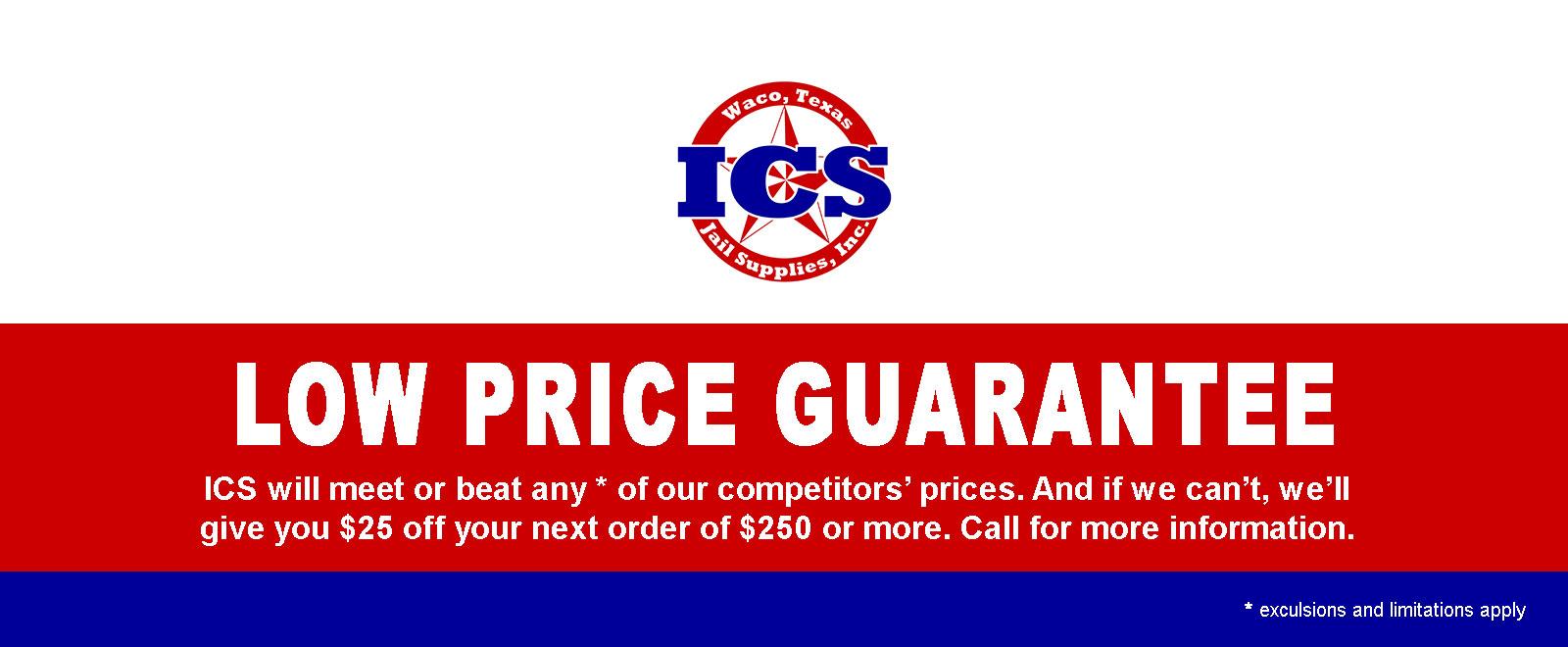 ICS Jail Supplies: Inmate products for corrections & detention