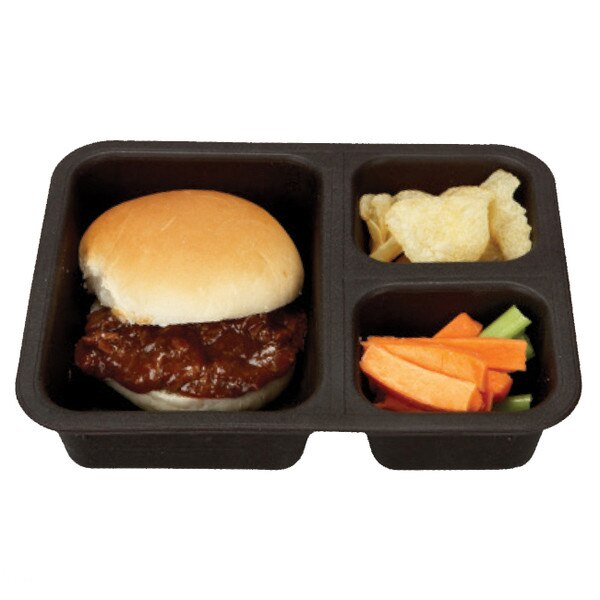COOK'S 3 COMPARTMENT FLEX TRAY | ICS Jail Supplies