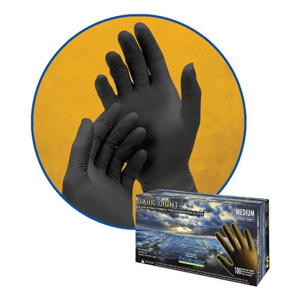 DARK LIGHT NITRILE GLOVES | ICS Jail Supplies