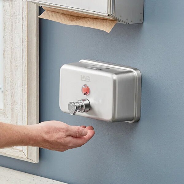 STAINLESS STEEL SOAP DISPENSER | ICS Jail Supplies