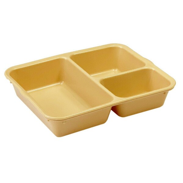 JONESZYLON LARGE 3 COMPARTMENT TRAY | ICS Jail Supplies