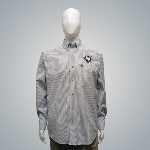 TJA LOGO ARAIT LONG SLEEVE BUTTON DOWN