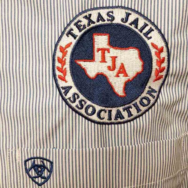 TJA LOGO ARAIT LONG SLEEVE BUTTON DOWN